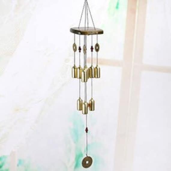 Japanese Style 10 Bell Metal Wind Chimes Two Layer - Etsy