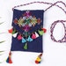 Soof Stitch Embroidery Pure Handloom Cotton Sling Mobile Pouch - Etsy UK