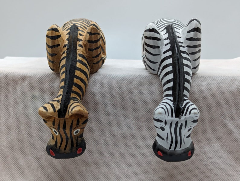 Zebra - Wooden Shelf Figurine - Etsy