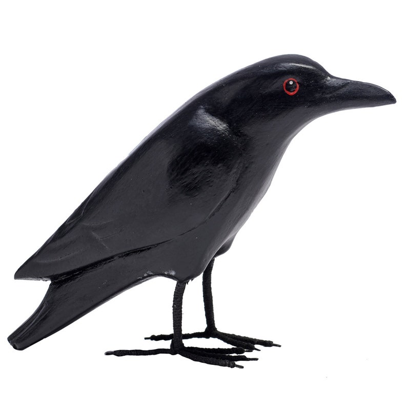Wooden Crow - Etsy