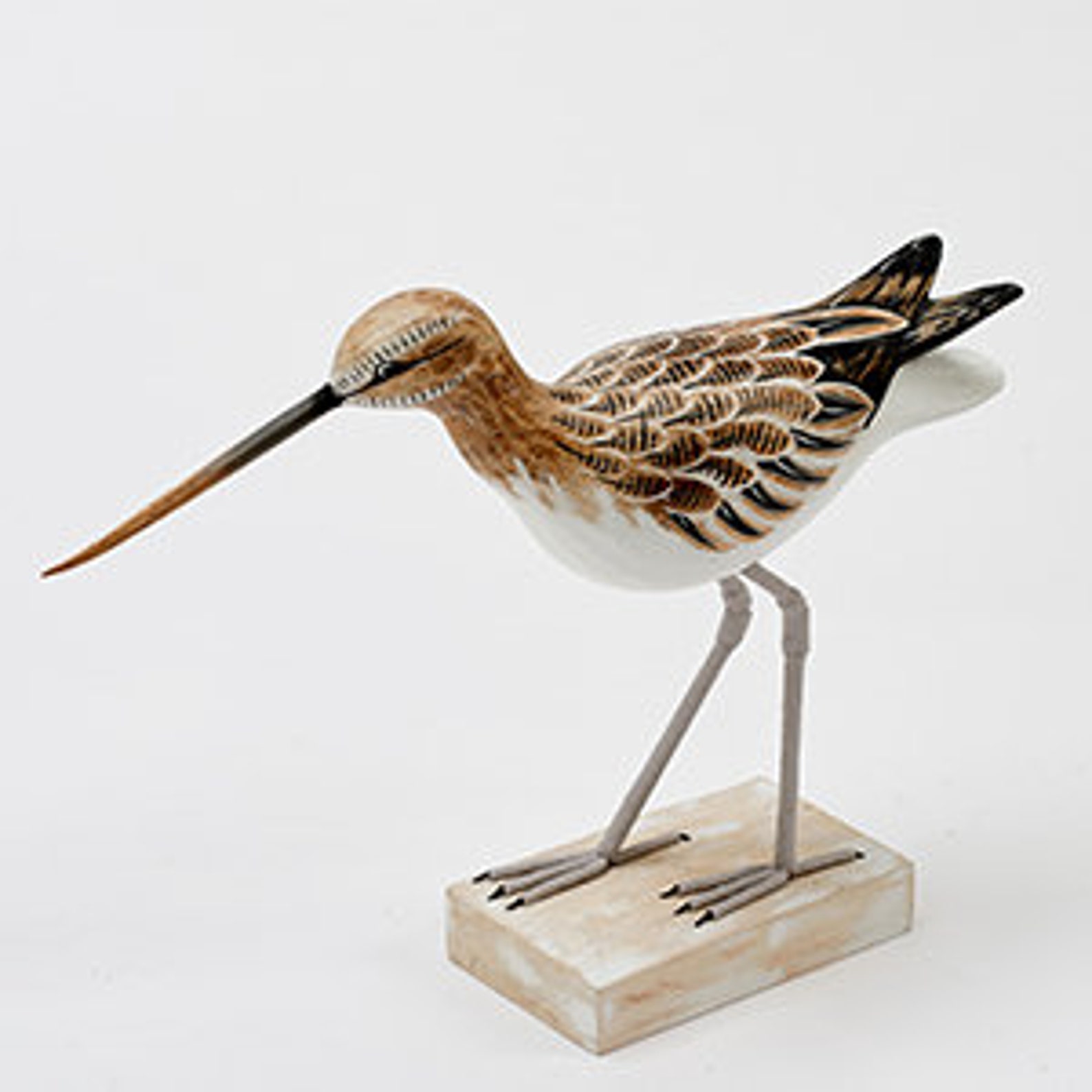 Painted Sandpiper Wood Carving - Etsy