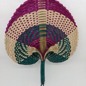 Straw Fan - Etsy UK