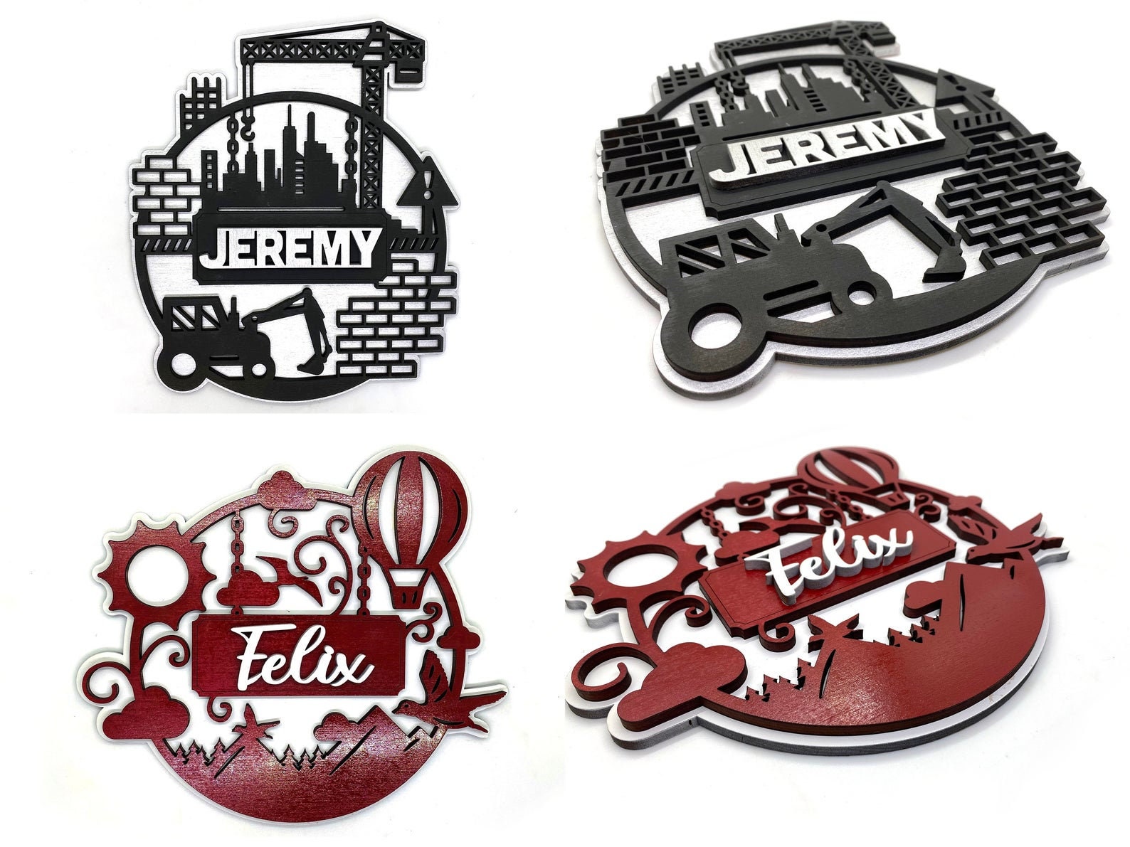 Kids 3D Room Signs | Etsy