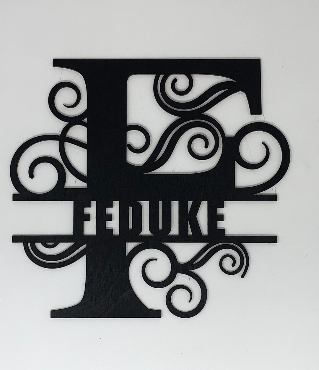 Custom Split Monogram - Etsy