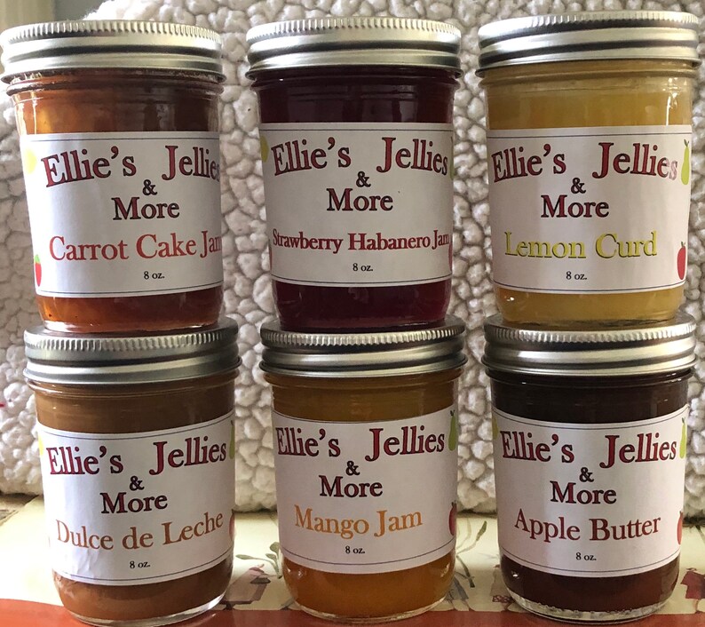 Homemade Jams and more 8oz choose flavor below | Etsy