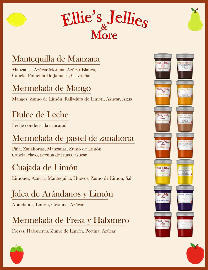 Homemade Jams and More - 8oz - Choose Flavor - Etsy