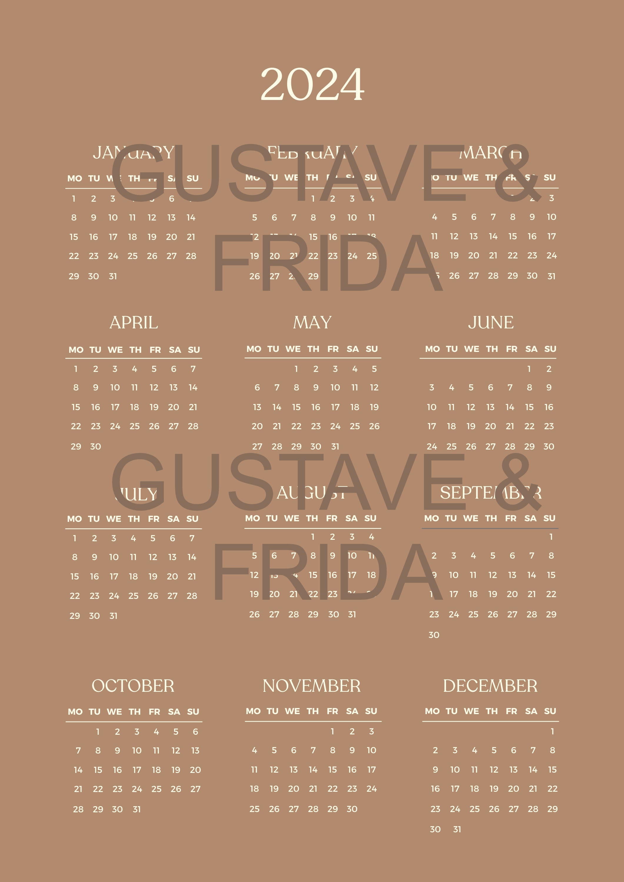 Simple Digital Planner 2023-2024 - Etsy