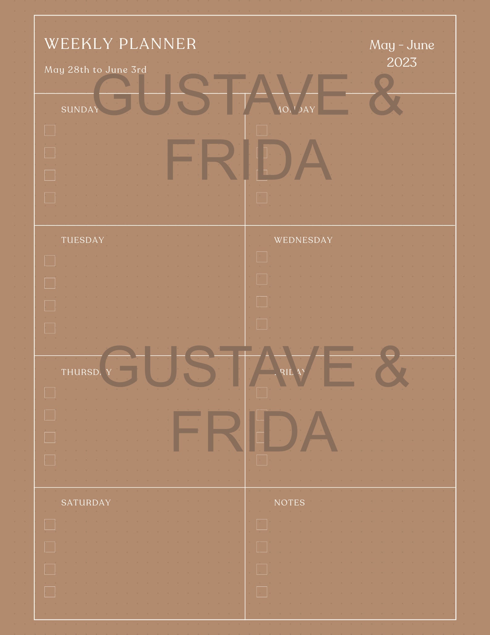 Simple Digital Planner 2023-2024 - Etsy