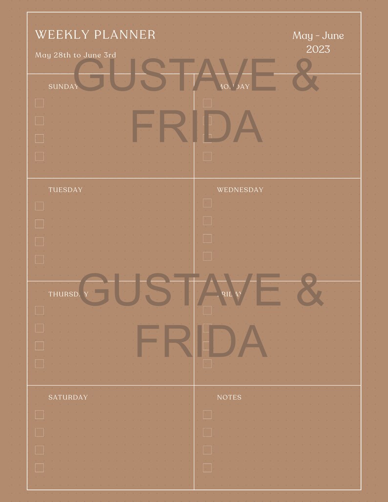 Simple Digital Planner 2023-2024 - Etsy