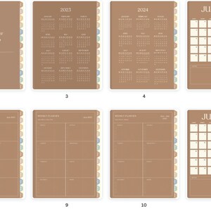 Simple Digital Planner 2023-2024 - Etsy