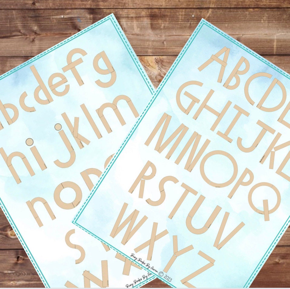 Handwriting Without Tears Inspired Uppercase and Lowercase Posters ...