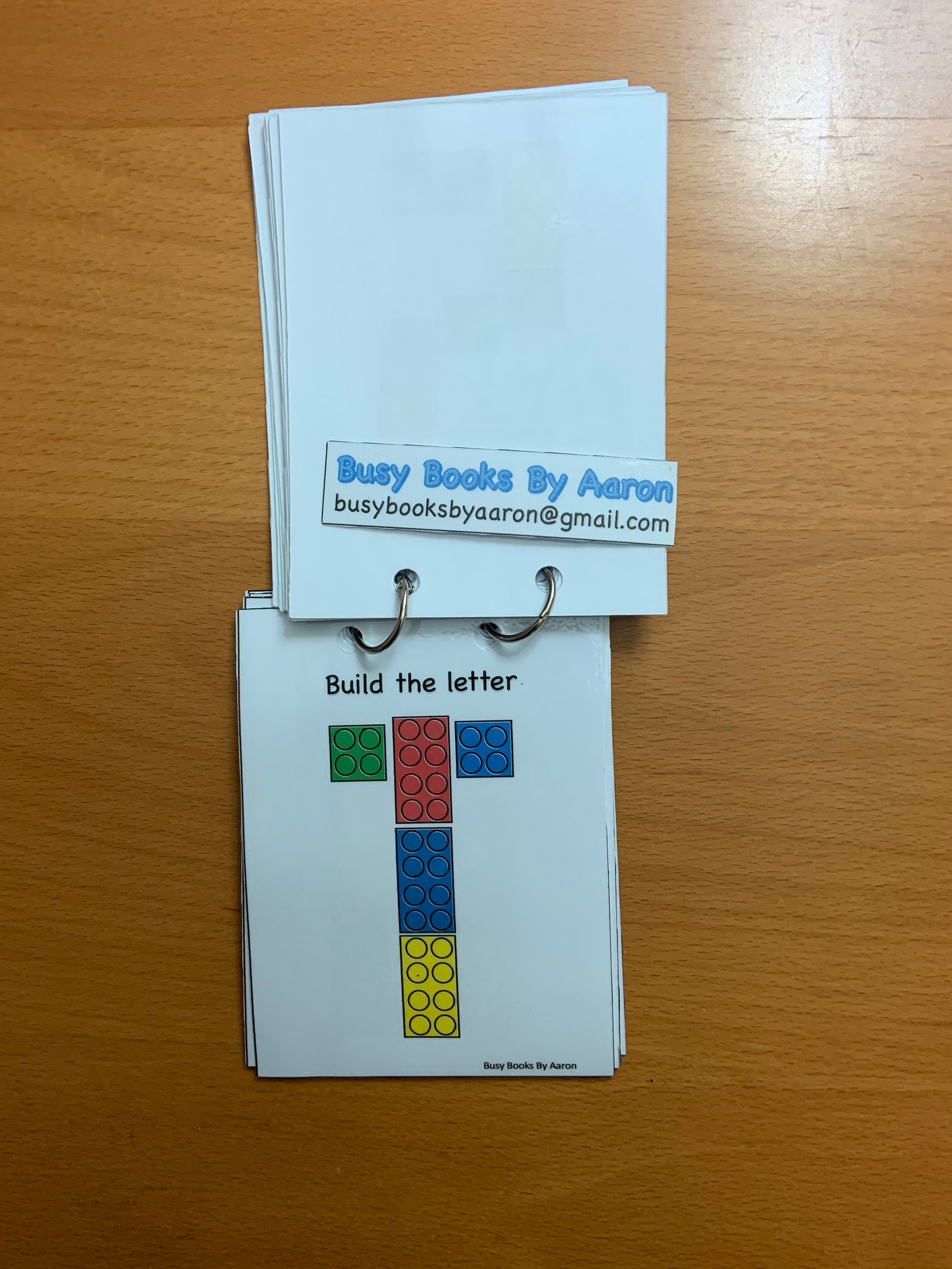 Printable Duplo Block Letter Builders Flashcards - Etsy