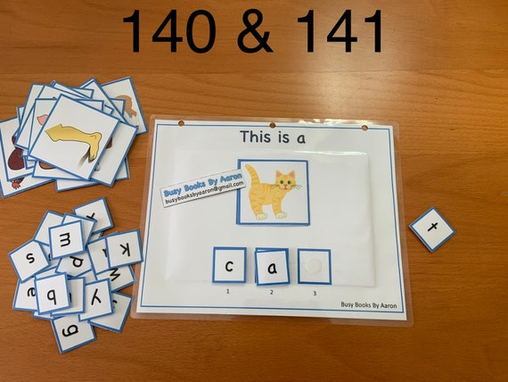 Printable Busy Book Activity: Spelling | Etsy