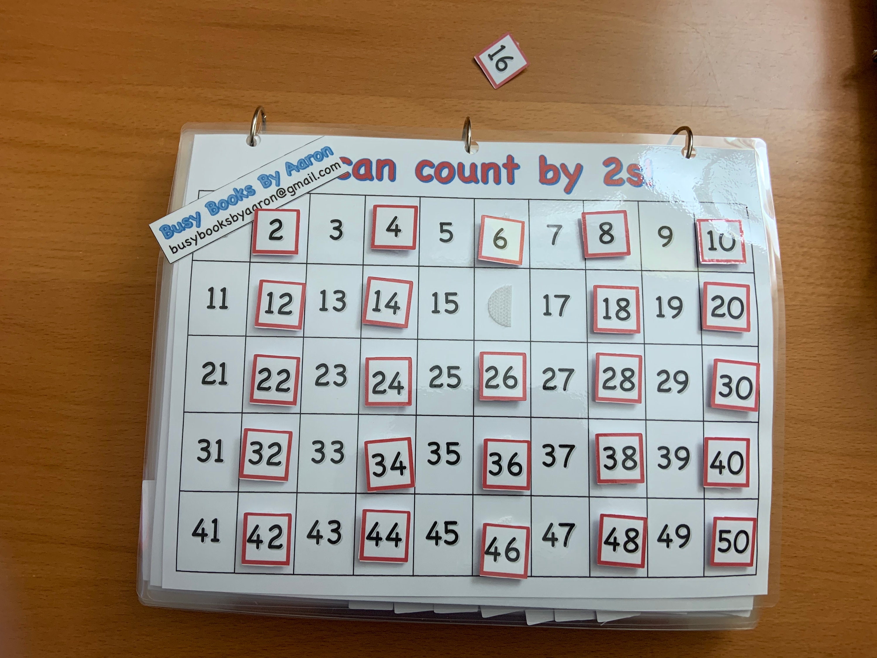 Printable Busy Book Activity: Counting by Multiples to 100 - Etsy