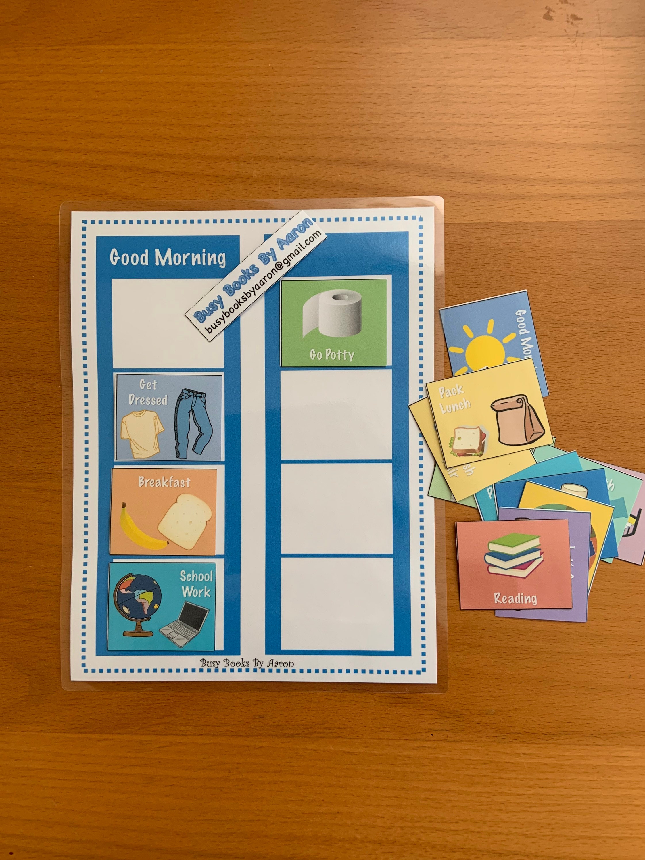 Printable Visual Schedule - Etsy