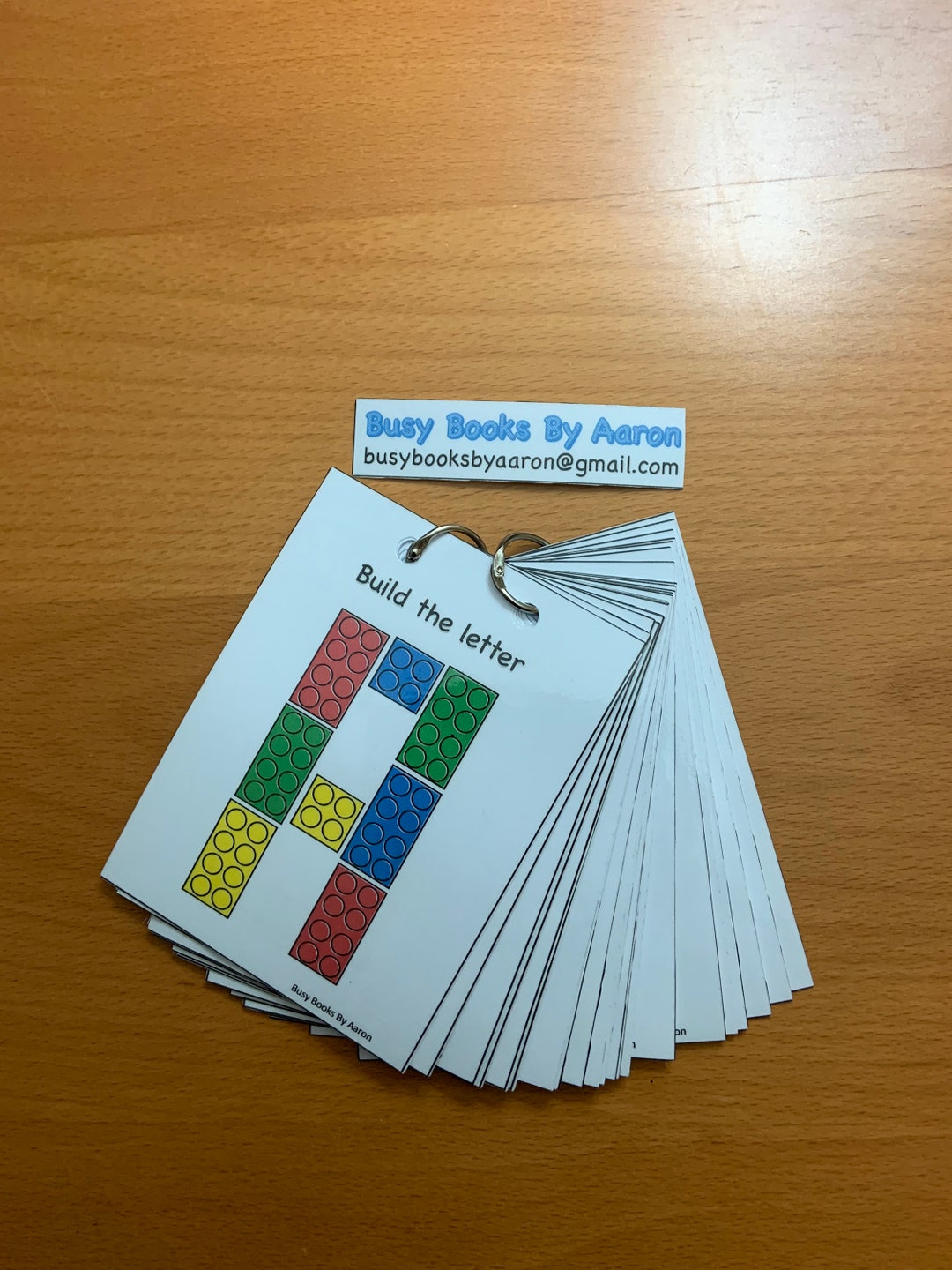 Printable Duplo Block Letter Builders Flashcards - Etsy