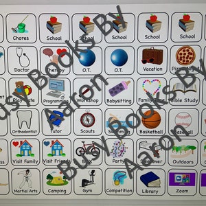 Printable Weekly Visual Schedule - Etsy Canada