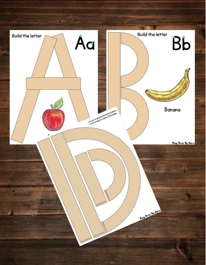 Handwriting Without Tears Inspired Uppercase Flashcards and Full Page ...