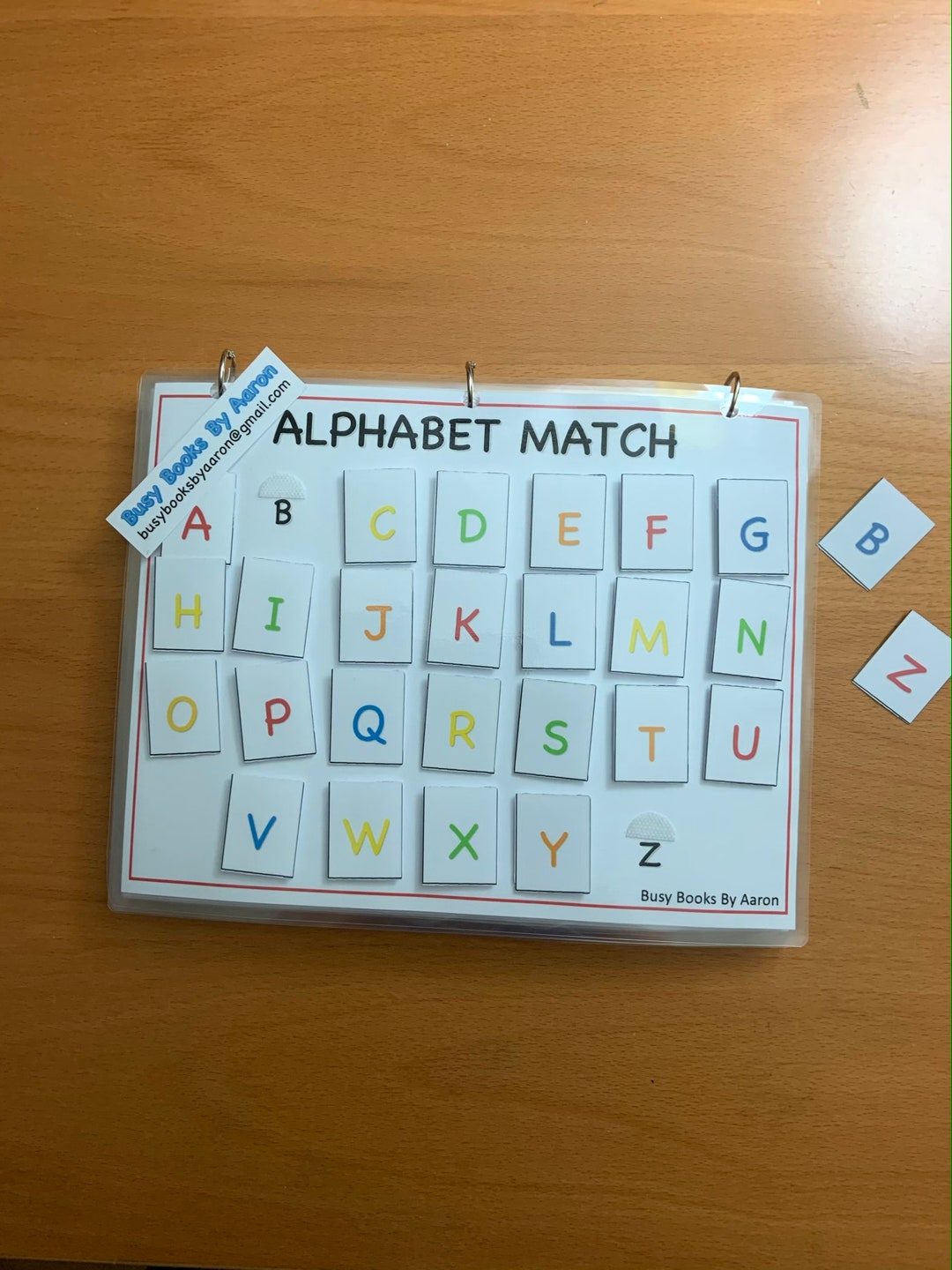 Printable Busy Book Activity: the Alphabet - Etsy