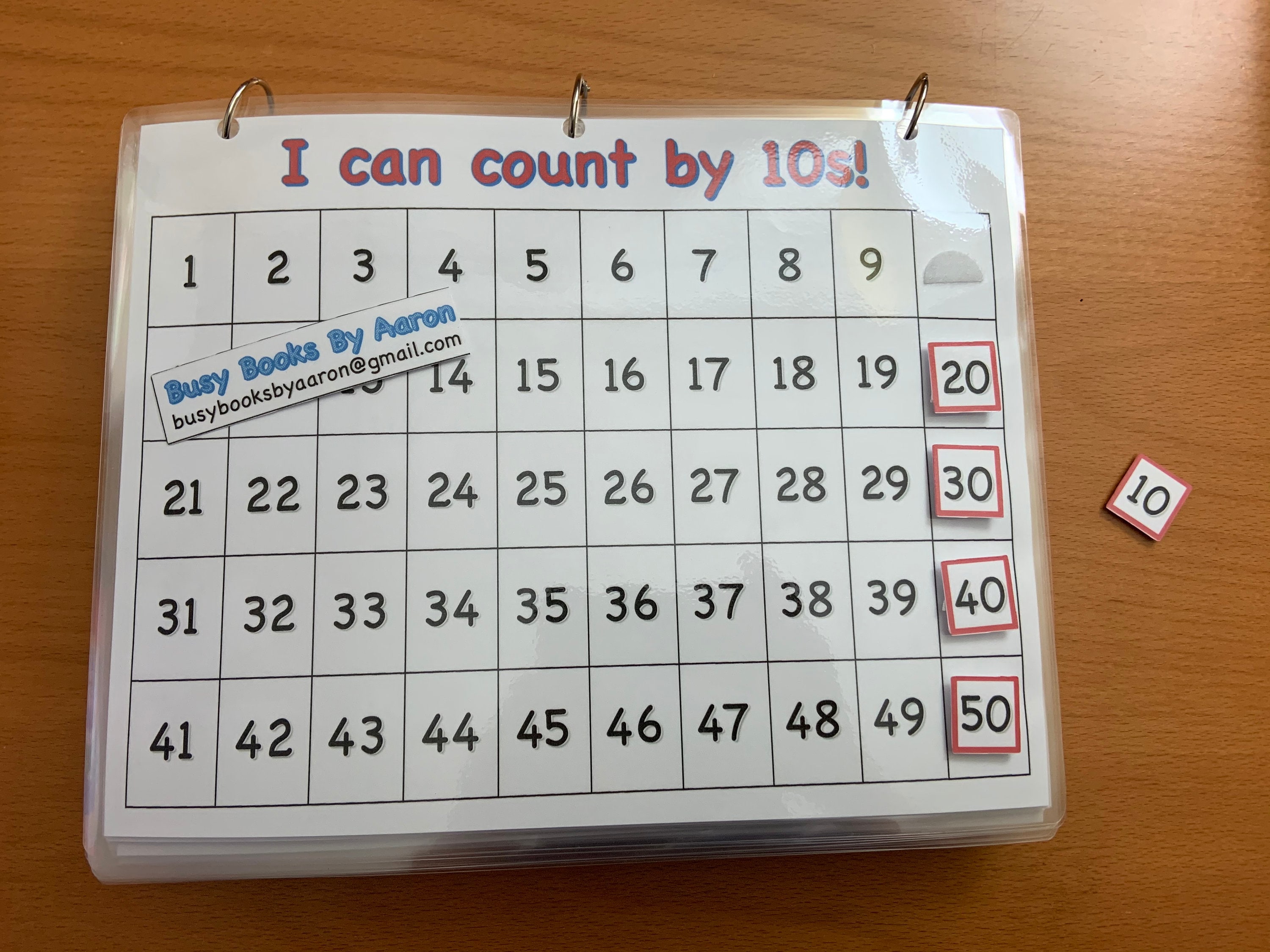 Printable Busy Book Activity: Counting by Multiples to 100 - Etsy