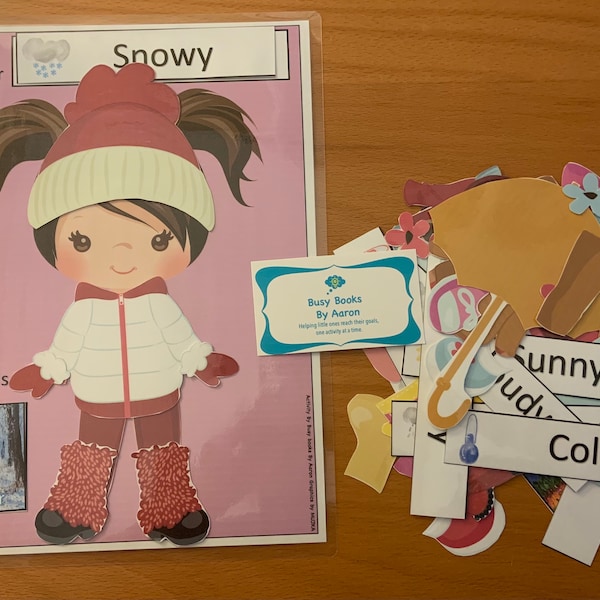 Dress up Activity Book - Etsy