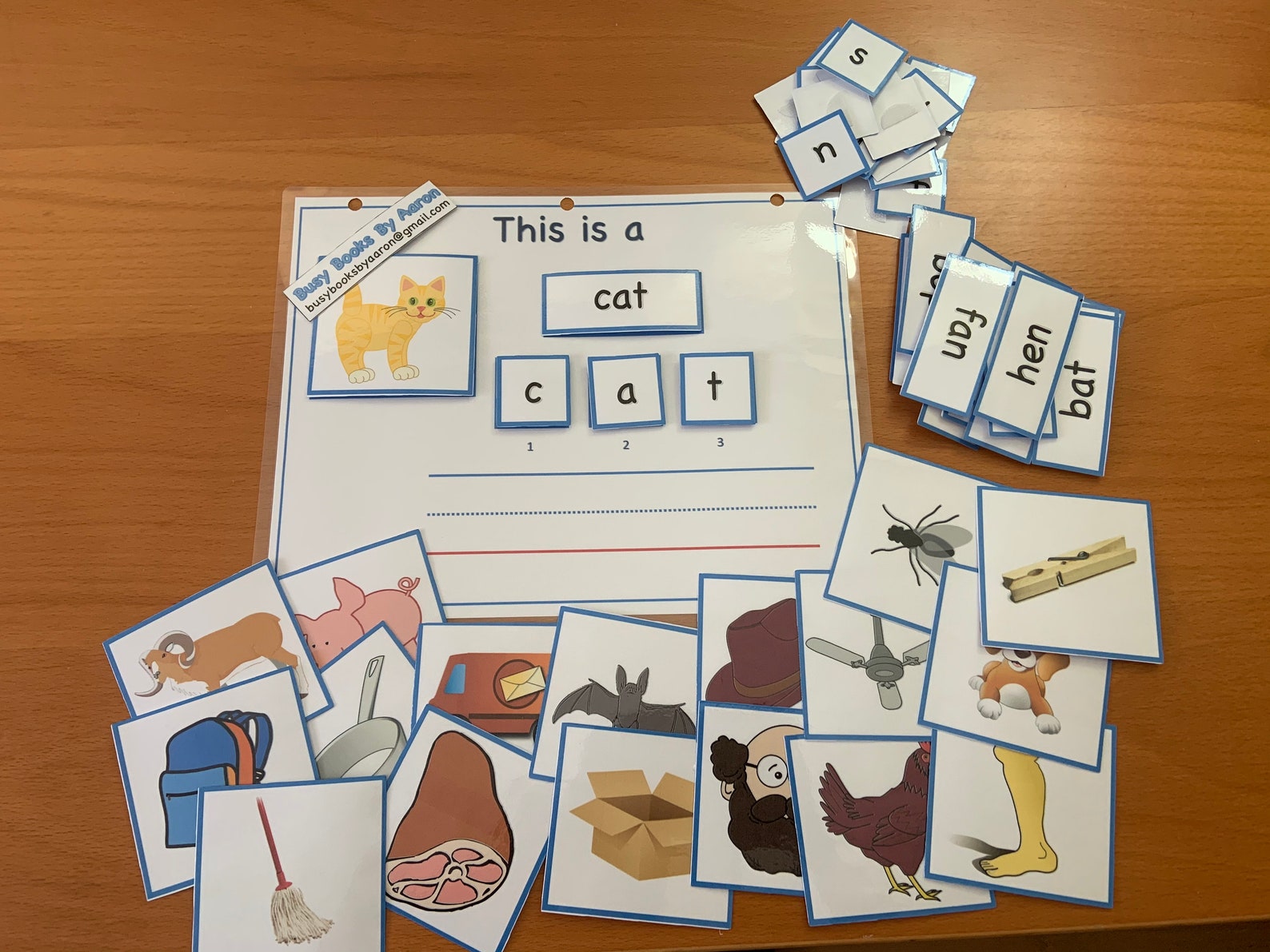 Printable Busy Book Activity: Spelling - Etsy