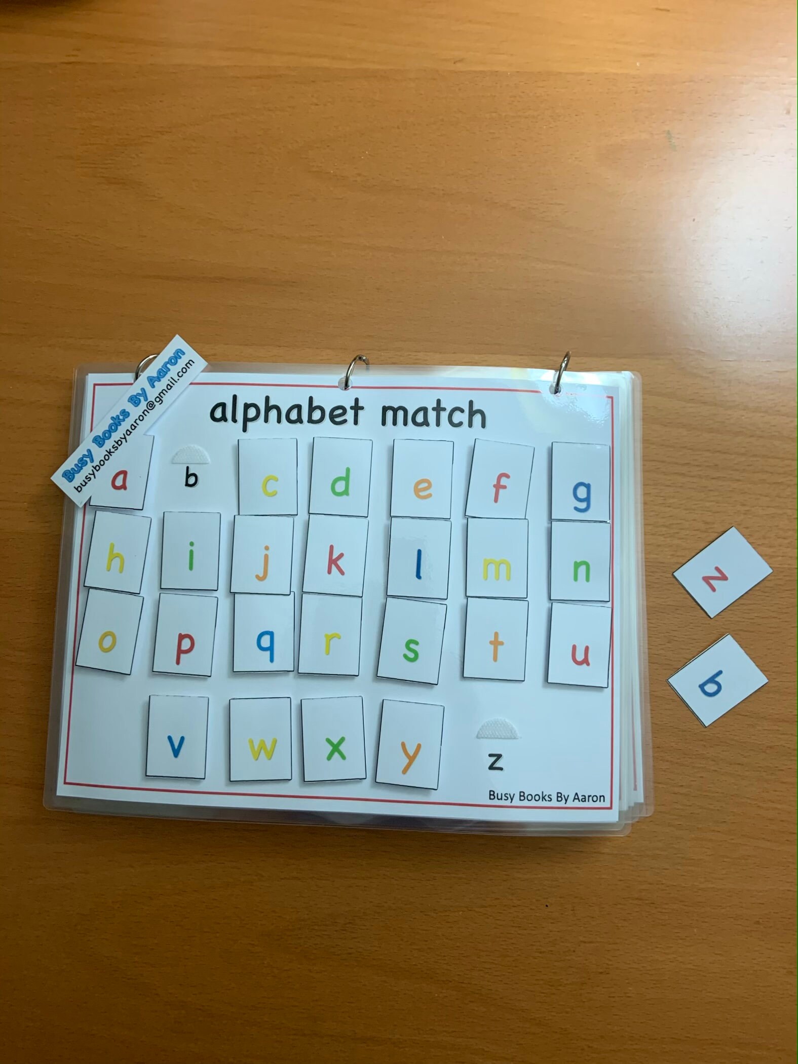 Printable Busy Book Activity: the Alphabet - Etsy