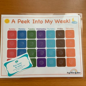 Printable Weekly Visual Schedule - Etsy Canada