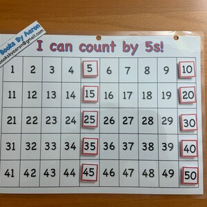 Printable Busy Book Activity: Counting by Multiples to 100 - Etsy