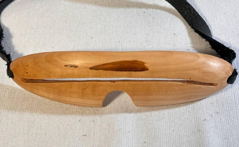 Inuit Snow Goggles, Yupik Replica Wooden Goggles, Long Eye Slit - Etsy