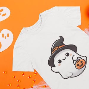 Cute Ghost Png, Halloween Png, Coffee Png, Boogie Png, Boogie Ghost ...