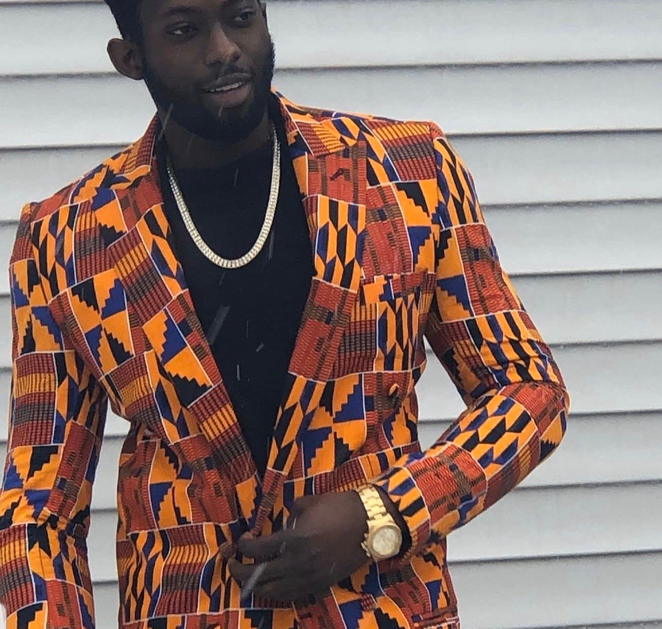 African Men Dashiki Prom Suit Wedding Suit Kente Groom Suit Etsy