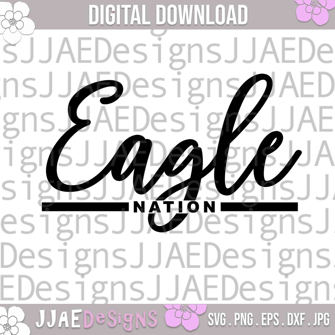 Eagle Nation Svg School Sports Team Shirt Svg School Mascot - Etsy