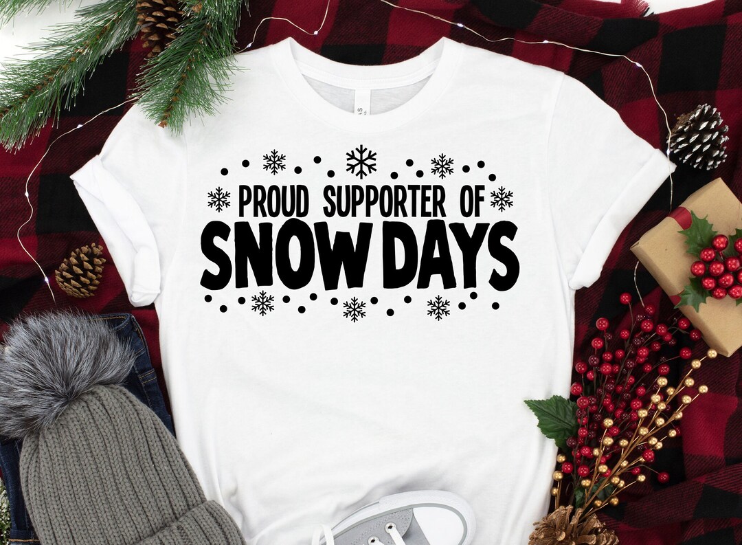 Teacher Svg, Christmas Teacher SVG, Proud Supporter of Snow Days Svg ...