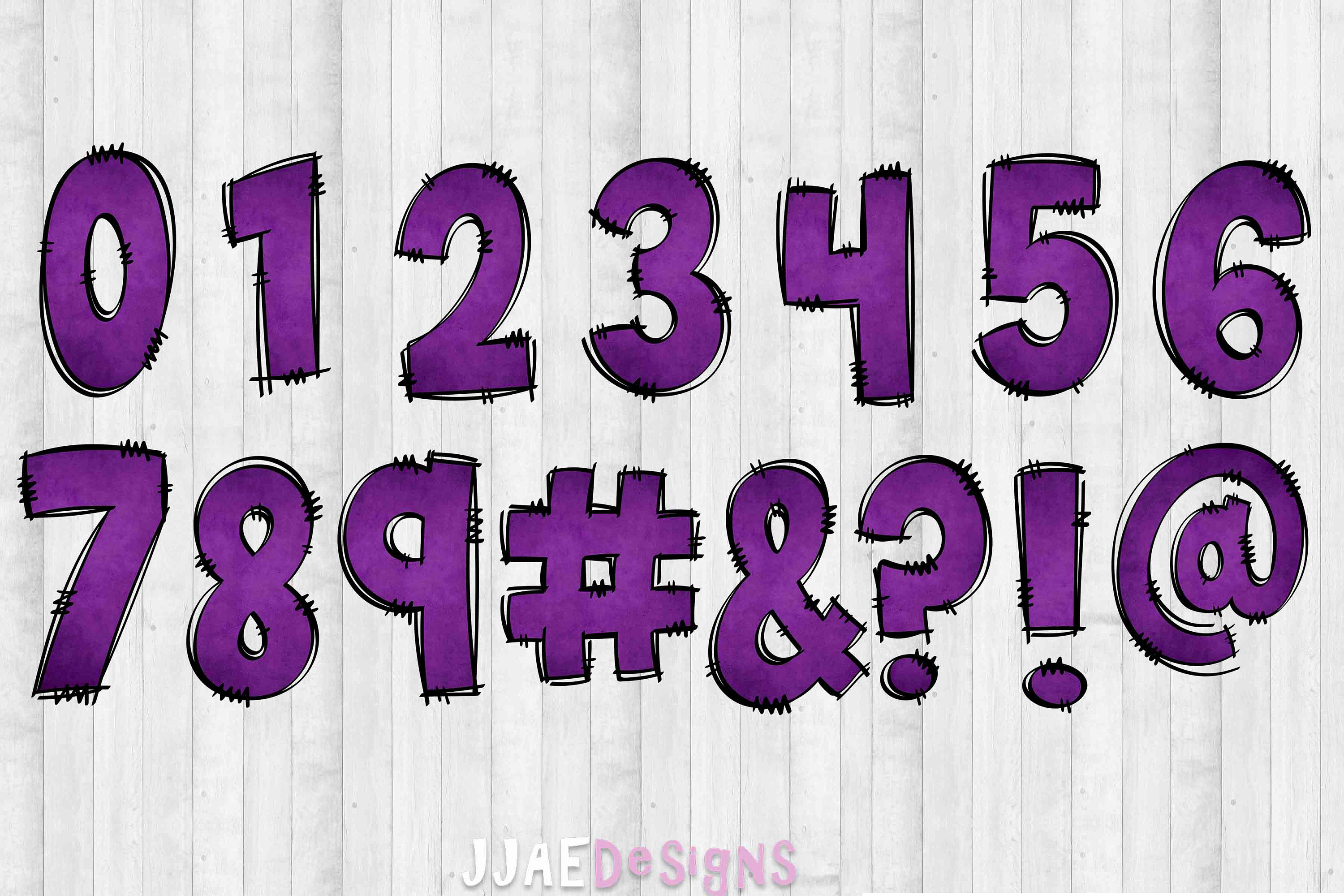 Purple PNG Letters, Doodle Purple Alphabet, PNG Doodle Letters Set PNG ...