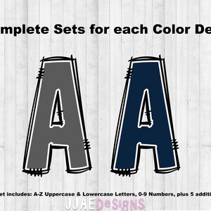 Dark Blue & Grey Alphabet PNG Letters, Doodle Letters PNG Letters, Dark ...