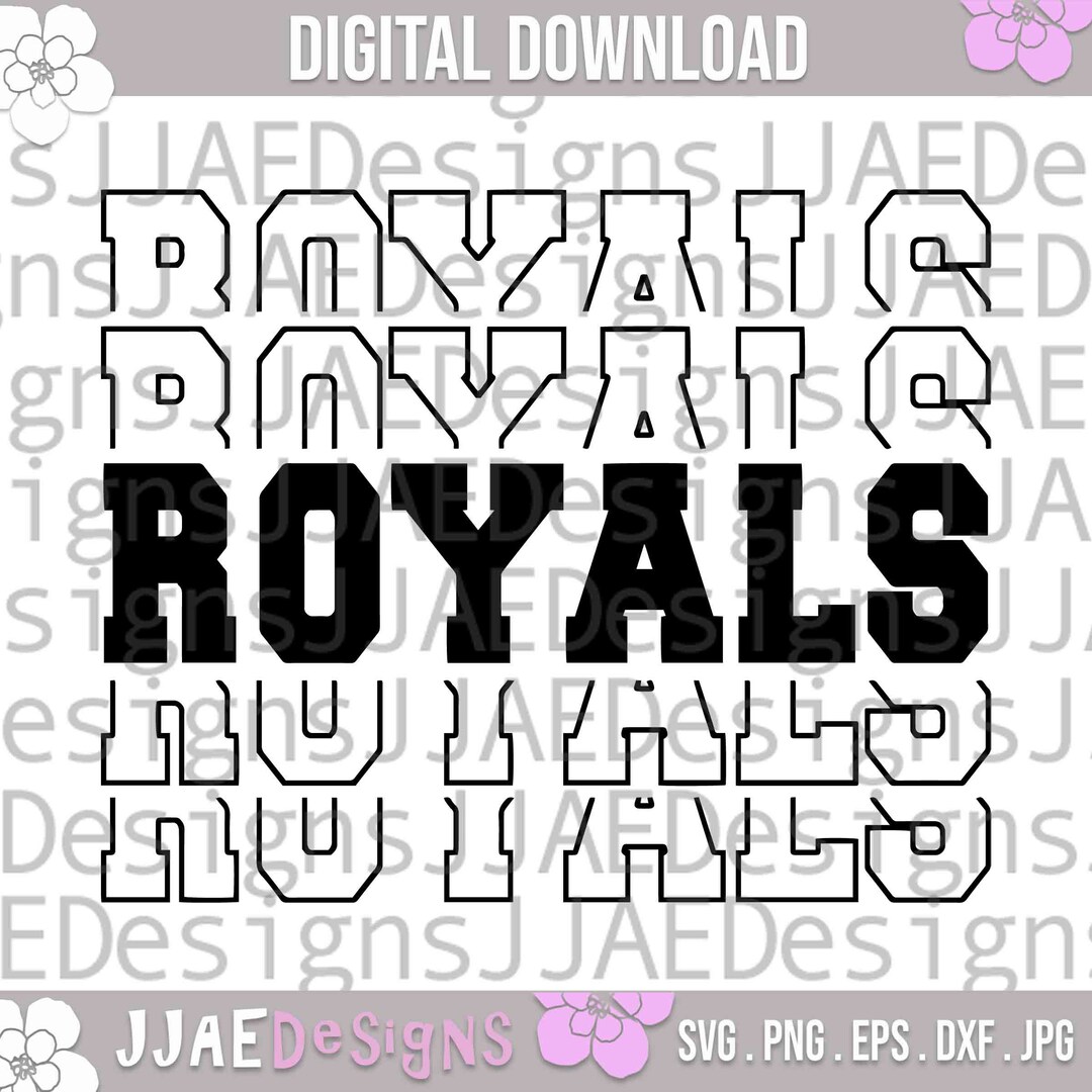 Royals Svg, School Sports Team Shirt Svg, School Mascot Svg, Royals ...