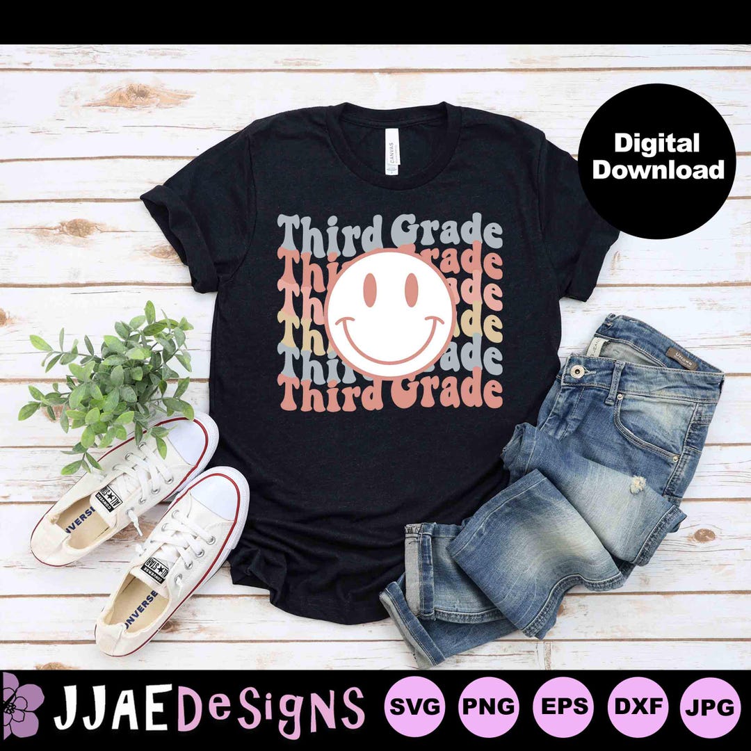 3rd Grade Teacher Svg, Grade School Svg, Back to School Svg, 3rd Grade ...