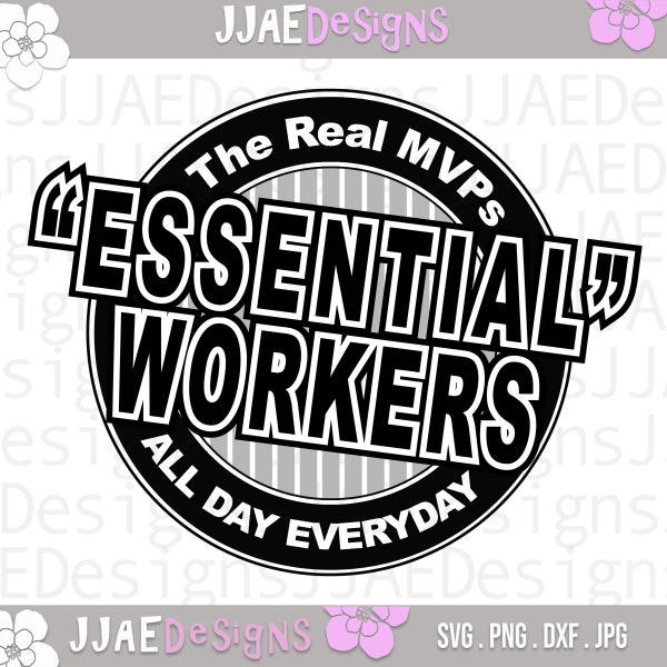 Essential Worker Svg - Etsy