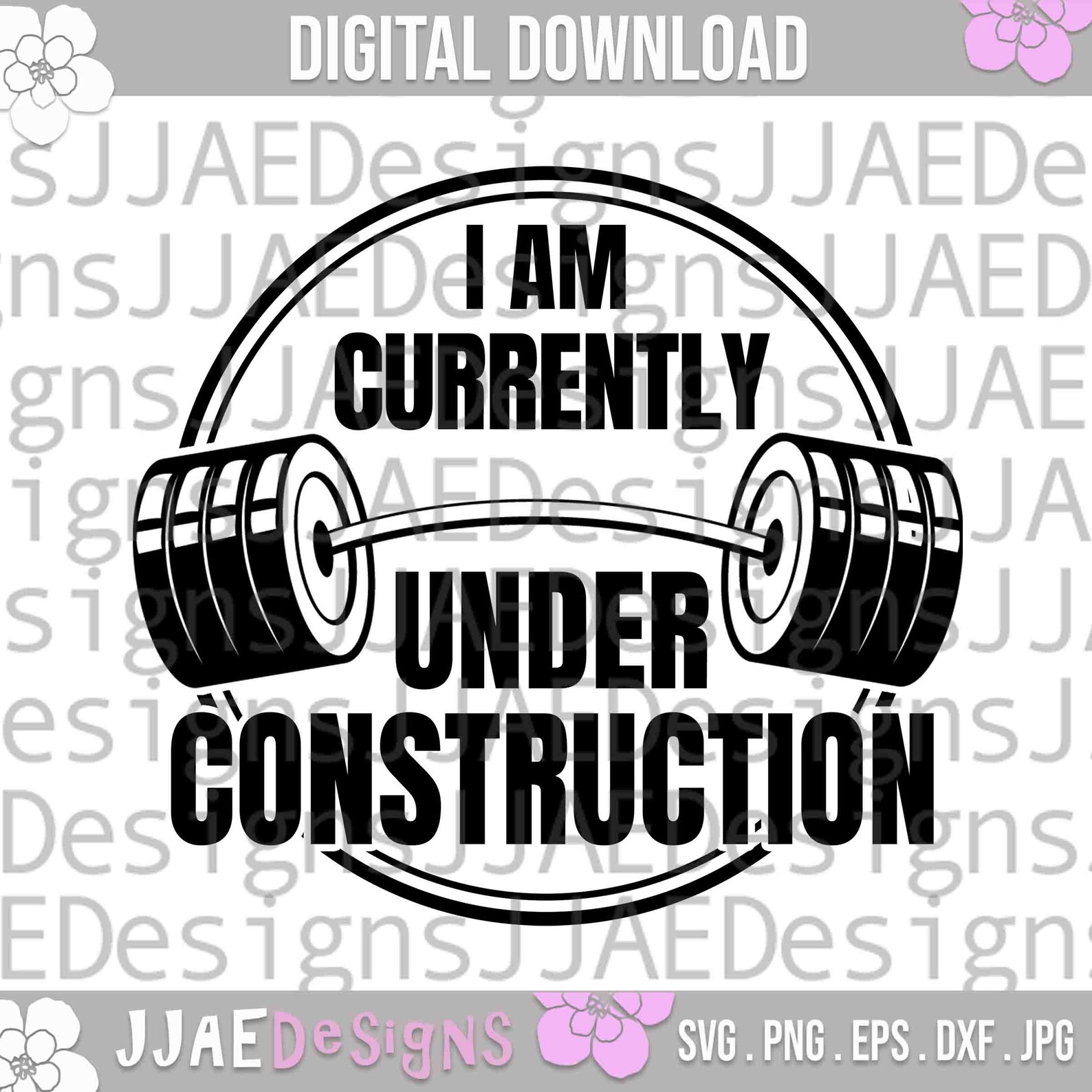I Am Currently Under Construction Svg Gym Svg Women Workout | Etsy