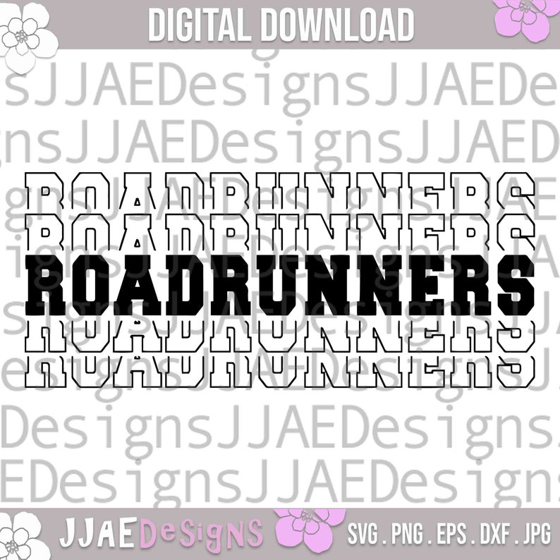 Roadrunners Svg, School Spirit Shirts Svg, Roadrunners School Mascot ...