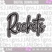 Rockets Svg, School Sports Team Shirt Svg, School Mascot Svg, Rockets ...