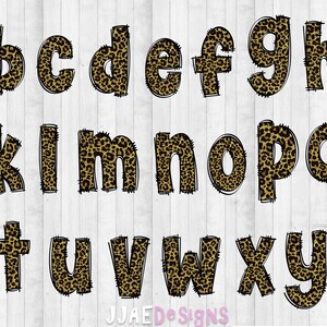 Gold Leopard PNG Letters, Sublimation Alphabet Bundle, Bulletin Board ...
