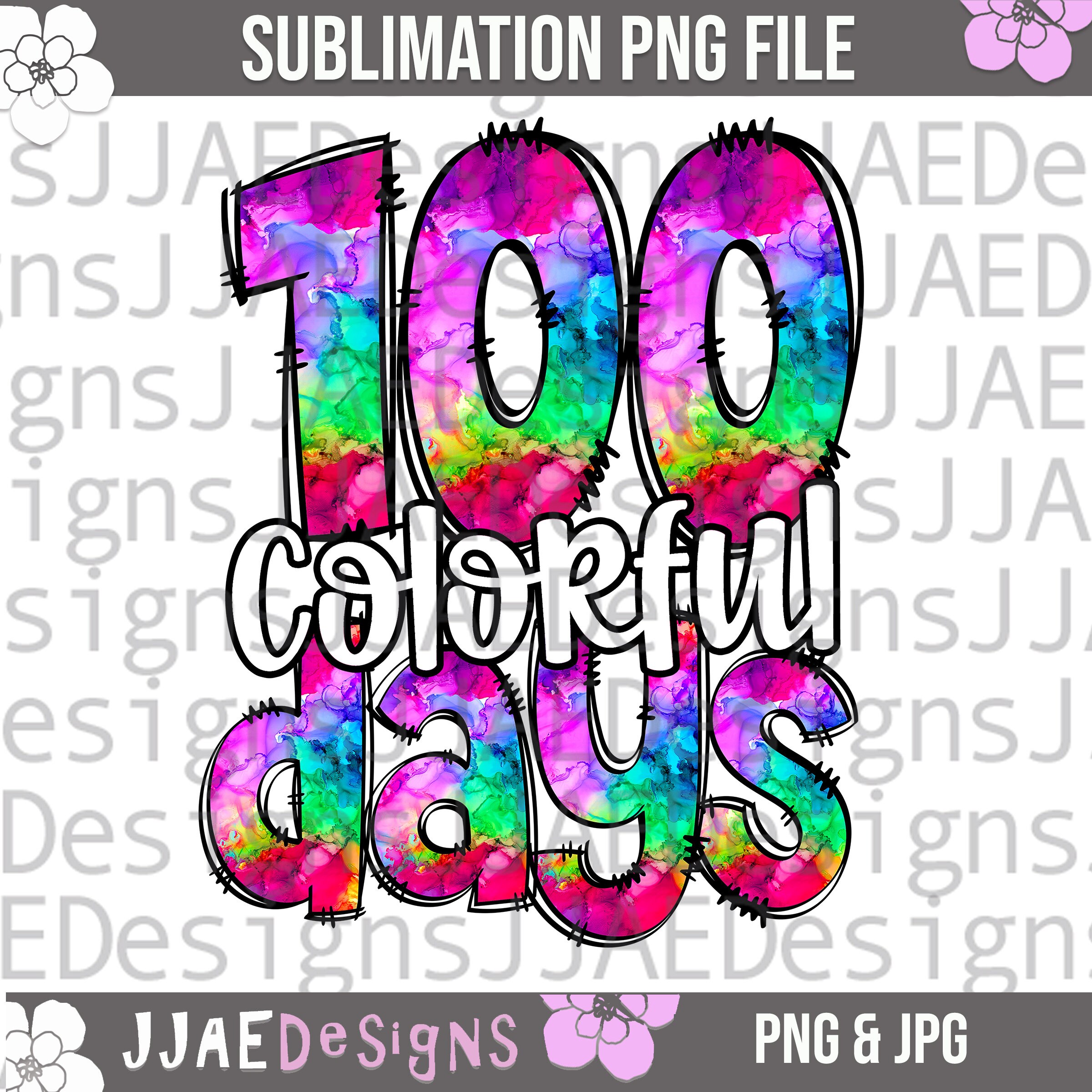 100 Days of School 100th Day of School Png Happy 100 Days - Etsy