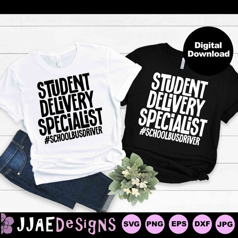 Bus Driver SVG Bus Driver Shirt Svg Student Delivery - Etsy