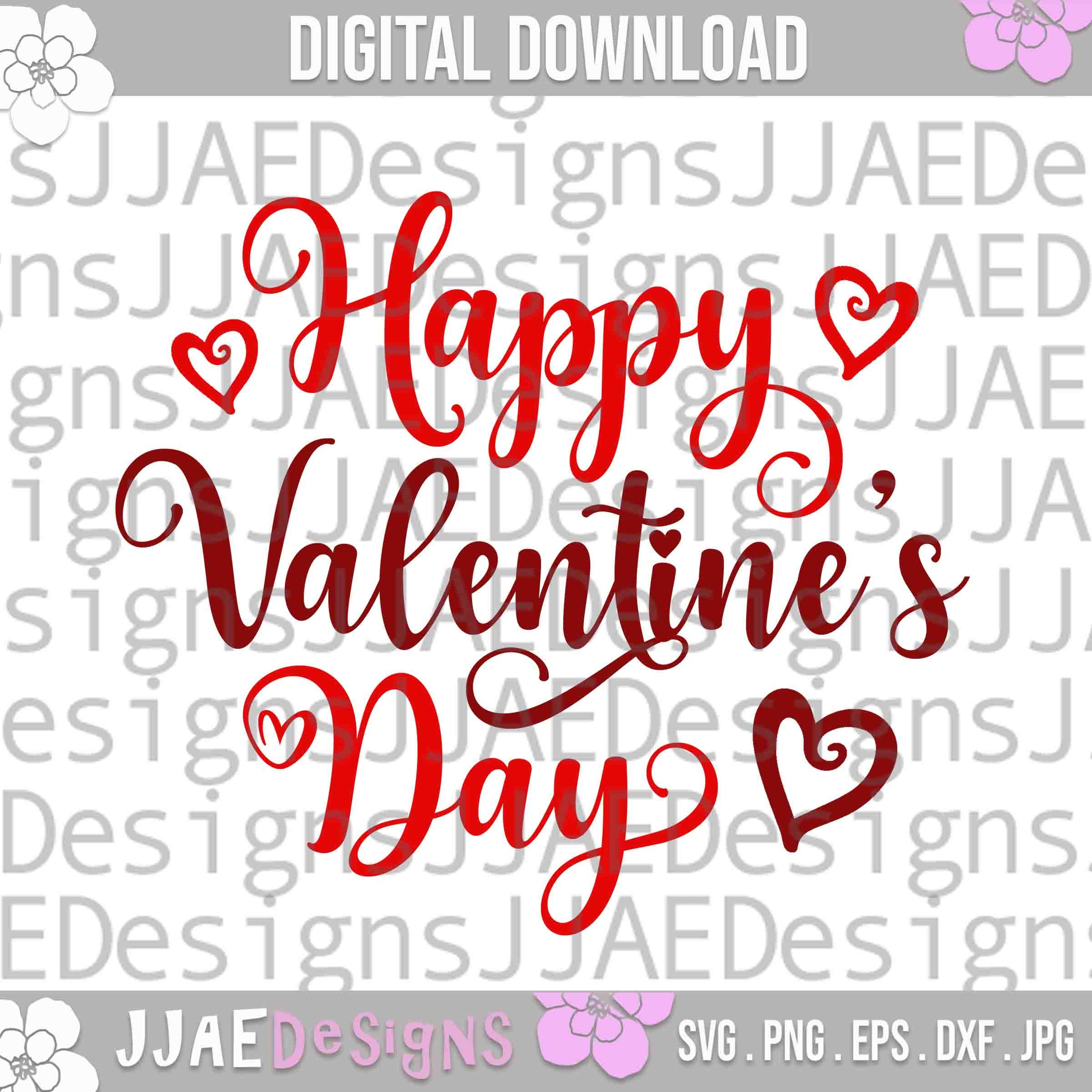 Clip Art & Image Files Valentine's Day svg jpg heart svg Vinyl Cut File for Cricut and ...
