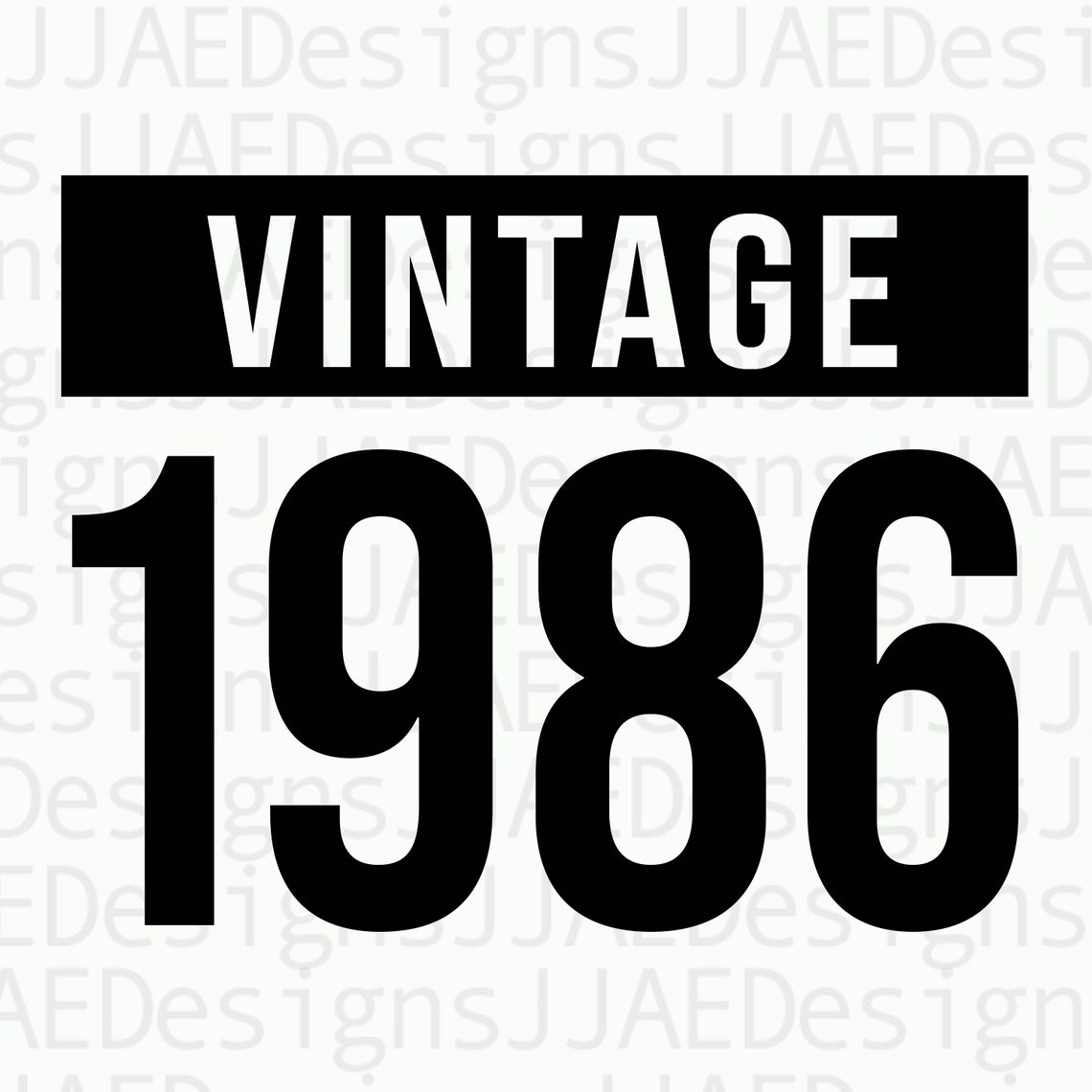 1986 Birthday SVG Vintage 1986 SVG Clipart Vintage 1986 - Etsy