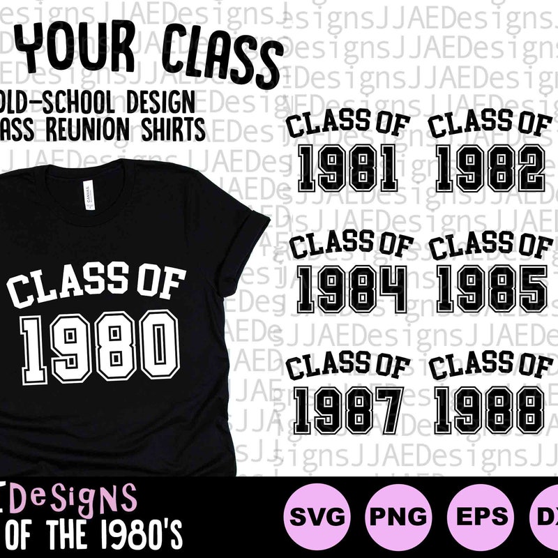 Class of 1984 Reunion Png - Etsy