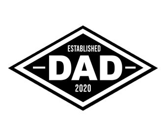 Dad Established Svg | Etsy