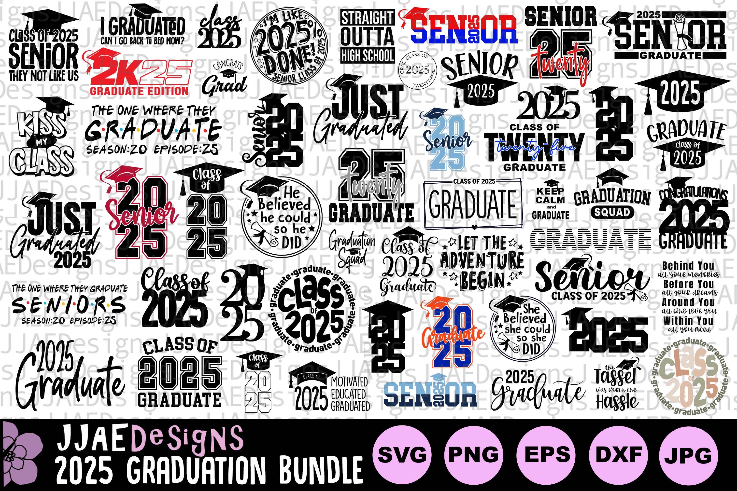 Graduation Svg, Graduation 2025 SVG Bundle, Graduation Shirt Svg ...
